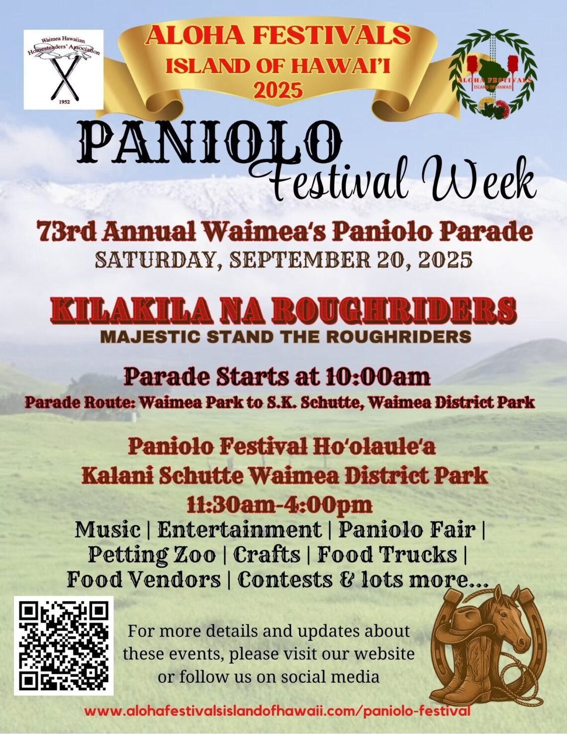 73rd Annual Waimea’s Paniolo Parade – Paniolo Festival Week - Kapina ...